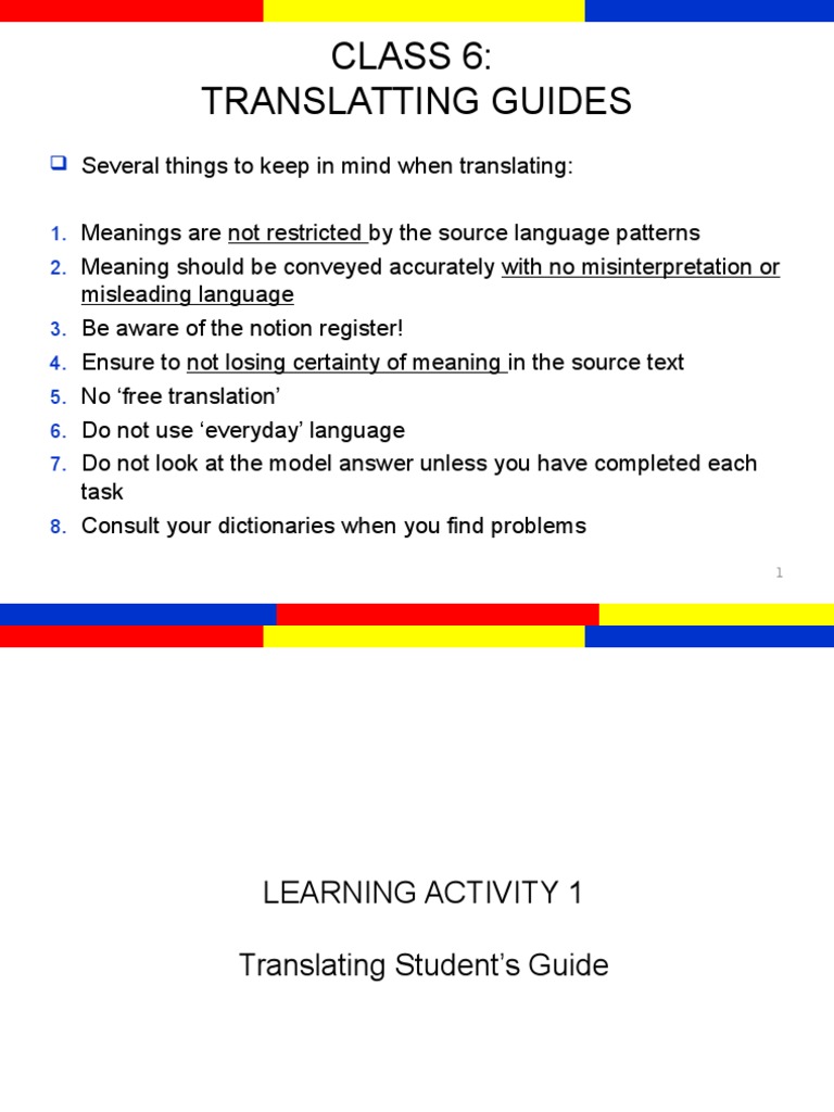 English For Translation Class 6 Module6 | PDF | Grammar | Cognitive Science