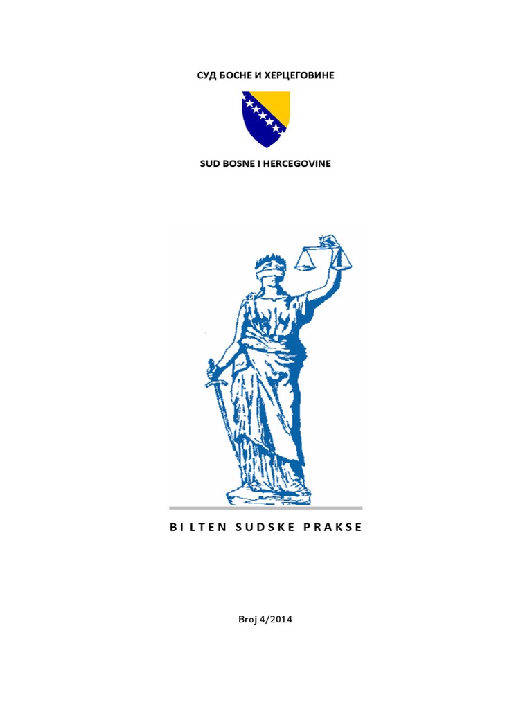 Bilten Suda Bih BR 4 | PDF