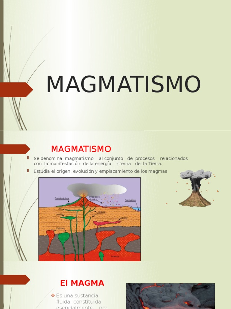 MAGMATISMO | PDF | Volcán | Magma