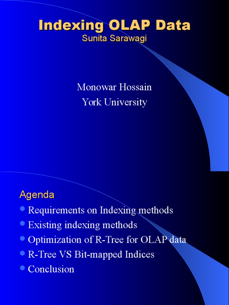 Index in OLap Data | PDF | Database Index | Information Retrieval