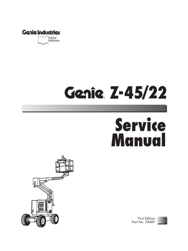 Genie Z45/22 | PDF | Diesel Engine | Distributor