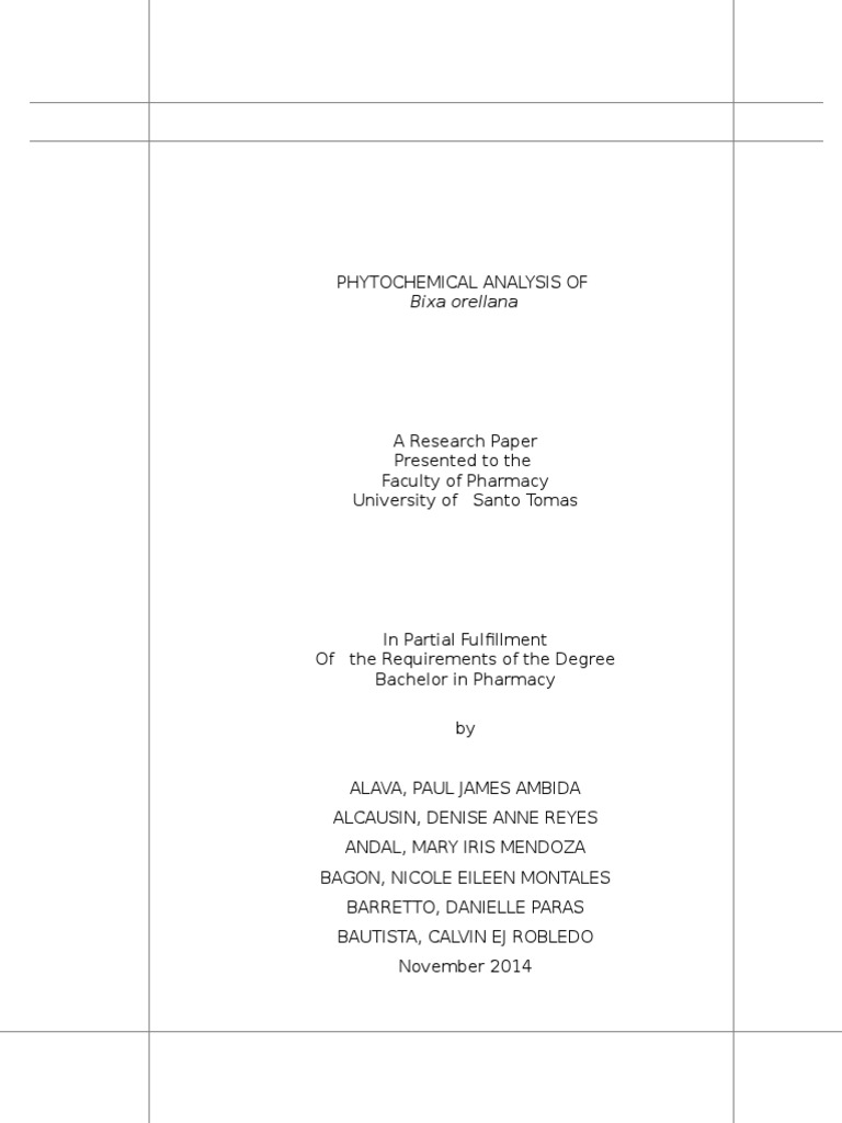 PharChem Manuscript (Bixa Orellana) | PDF | Cyanide | Precipitation ...
