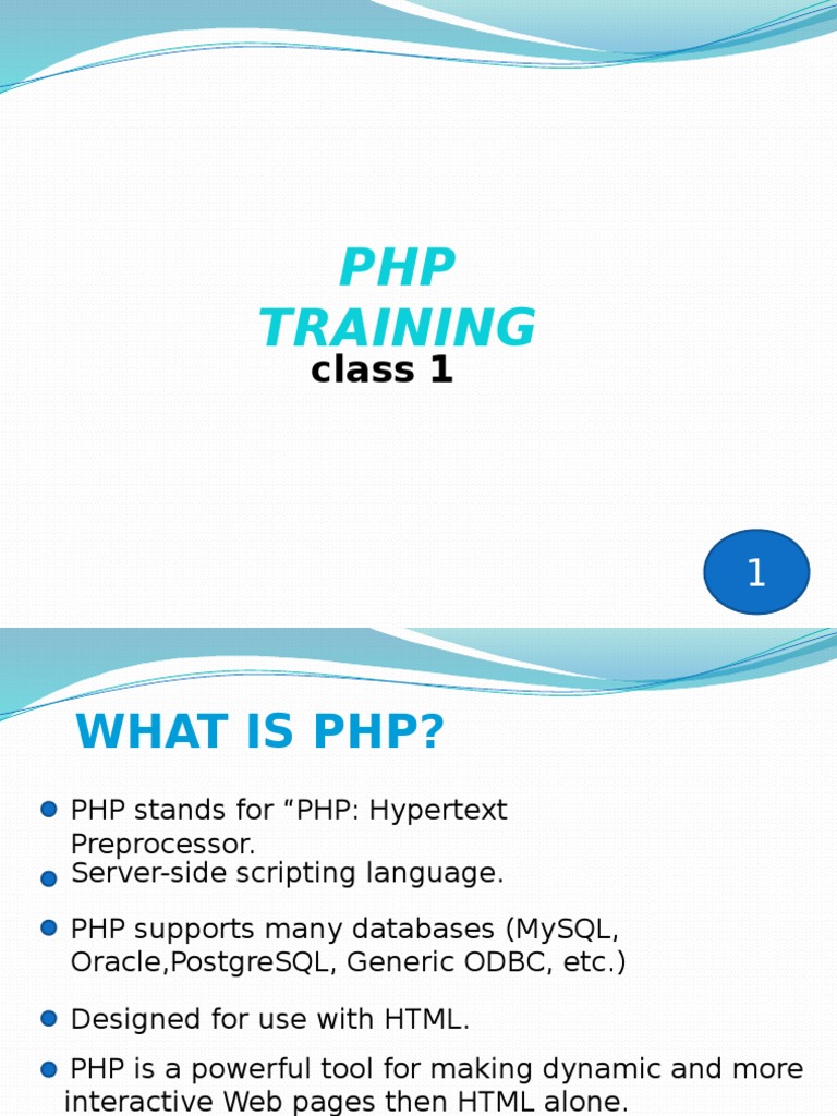 Introduction to PHP Programming Basics | PDF