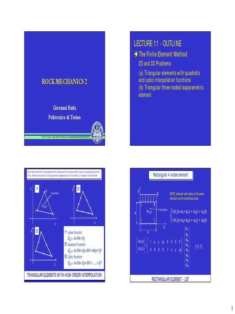 Rock Mechanics 2 | PDF | Interpolation | Algorithms
