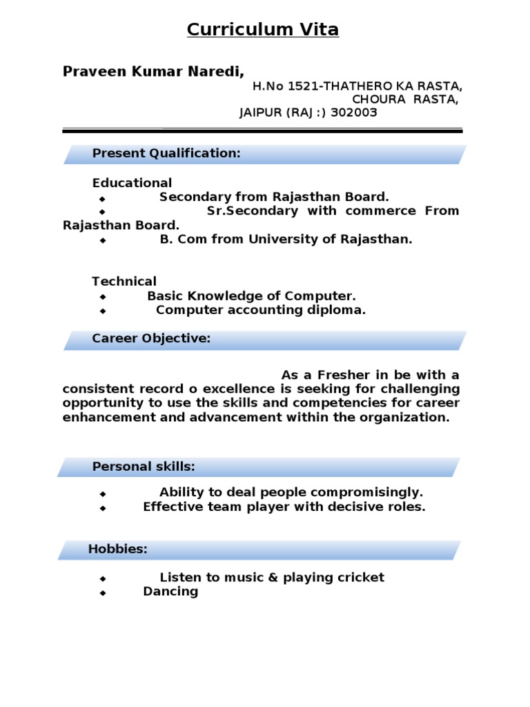 Praveen CV | PDF