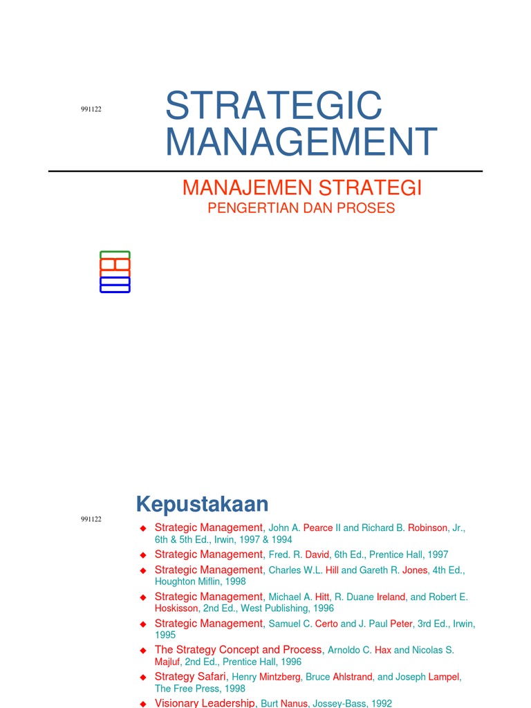 Strategic Management Book | PDF | Manajemen Strategis | Analisis SWOT