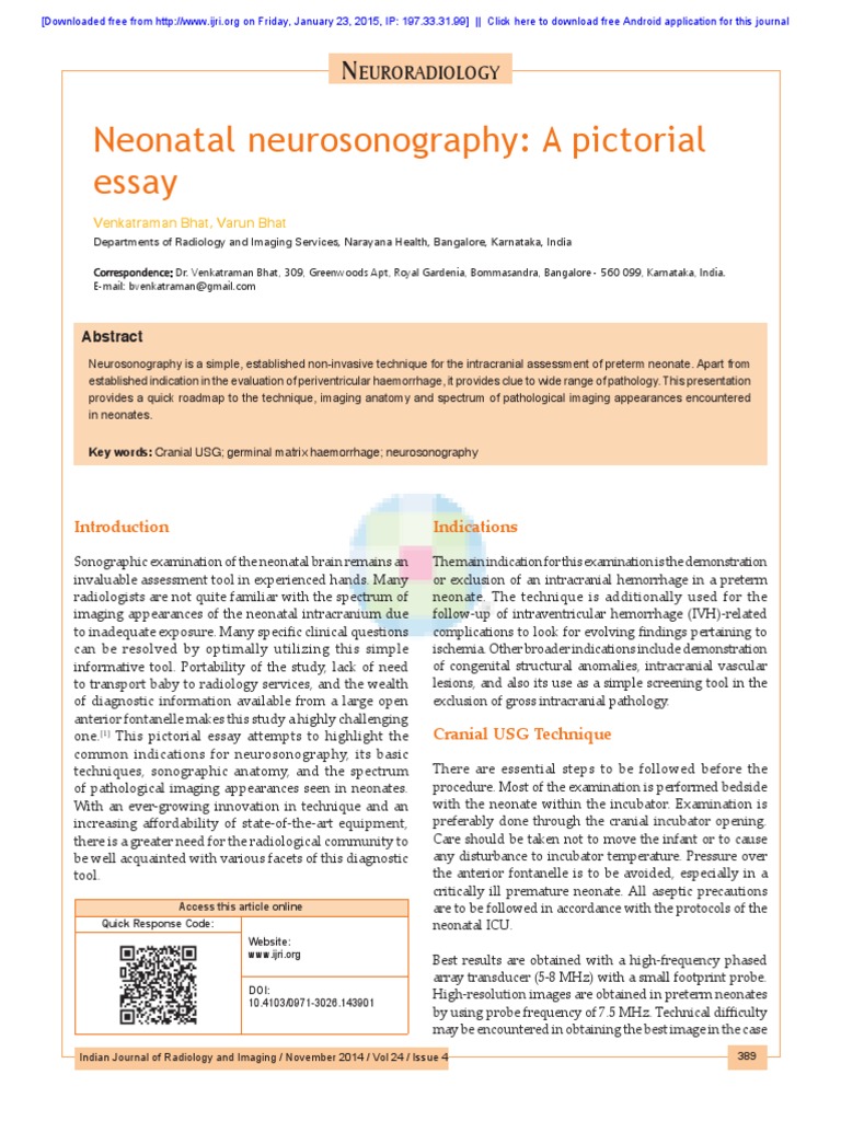 Neonatal Neuro US | PDF | Medical Imaging | Medical Ultrasound