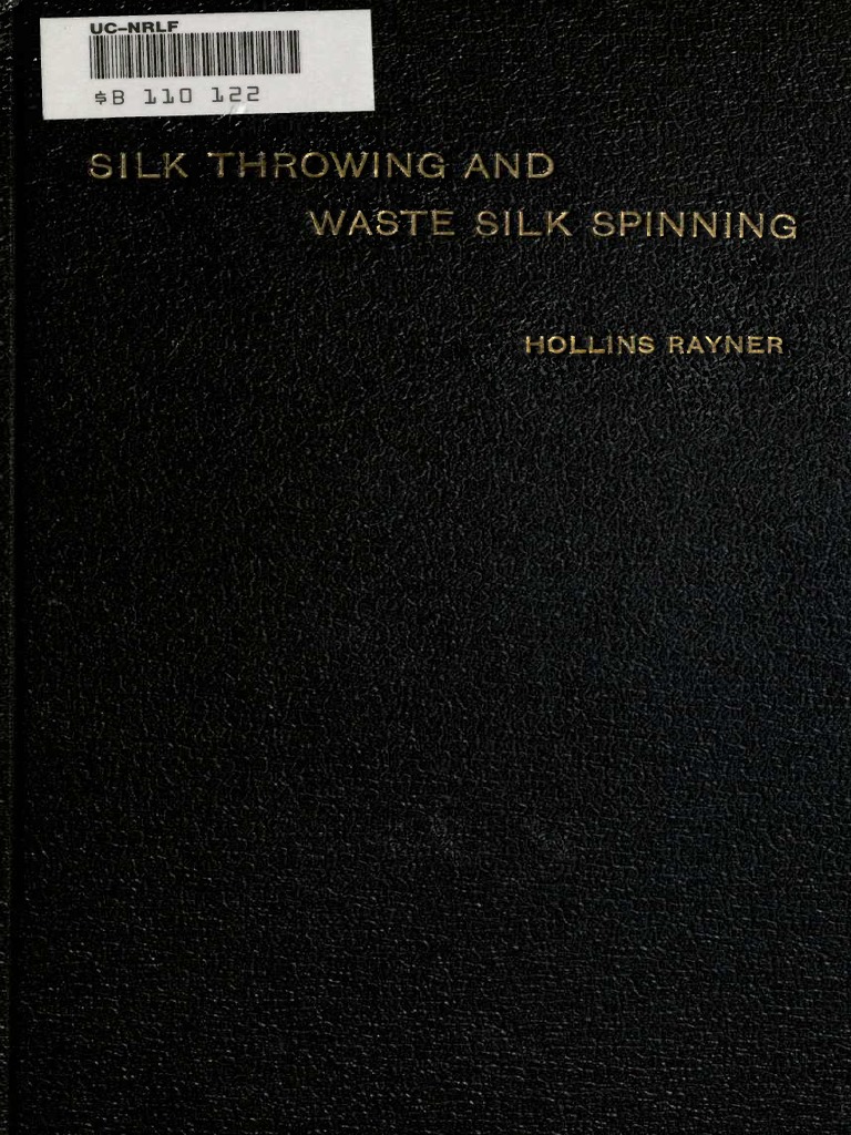 Silk Waste PDF | PDF | Silk | Yarn