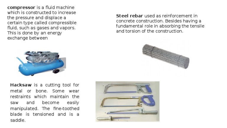 Compressor Is A Fluid Machine Steel Rebar Used As Reinforcement in | PDF