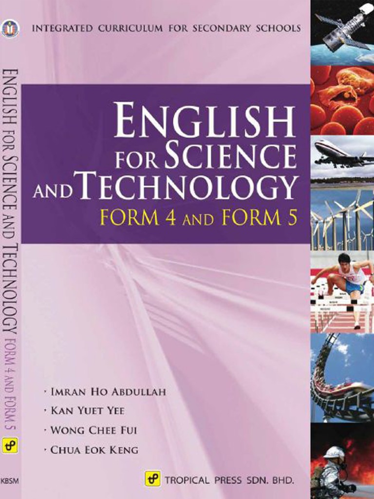 English For Science and Technology Form 4 & Form 5 (KBSM Textbook) | PDF