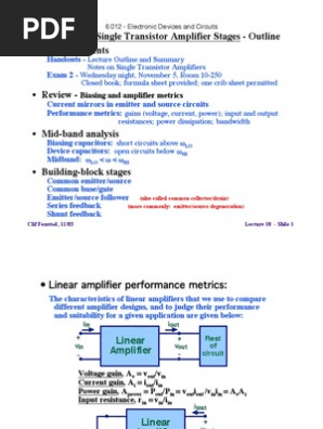 2fp transistor amplifier