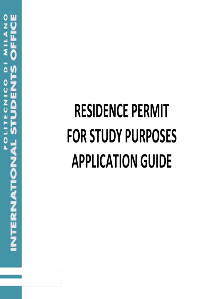 How To Fill in The Residence Permit | PDF | Travel Visa | Government ...