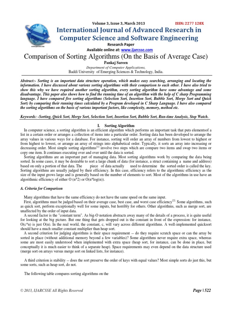 Comparación de Los Algoritmos de Busqueda. | PDF | Time Complexity | Array Data Structure