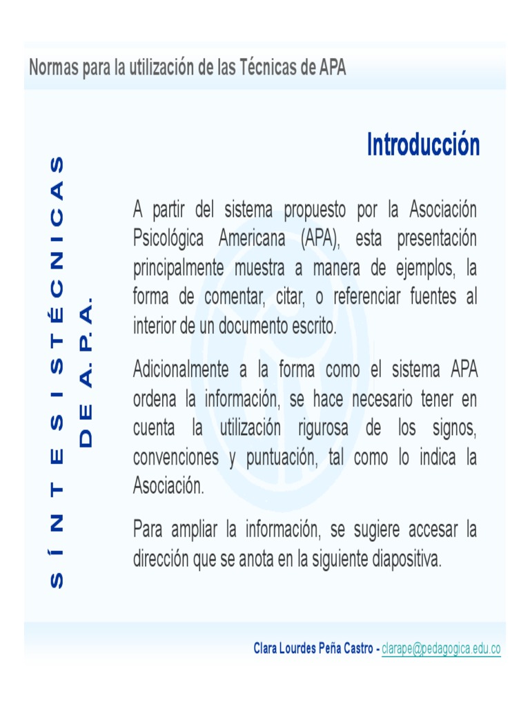 Técnicas de APA para UPN | Comillas | Bibliografía