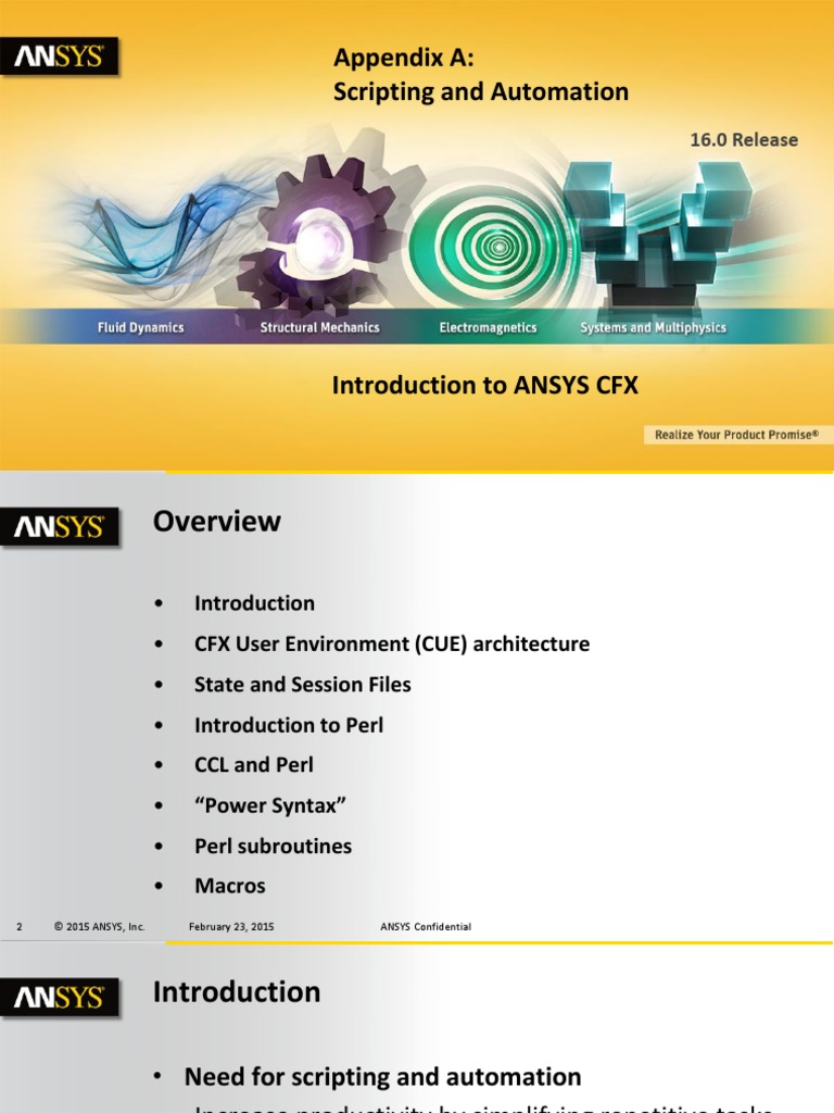 CFX Intro 16.0 App-A Scripting | PDF | Subroutine | Scripting Language