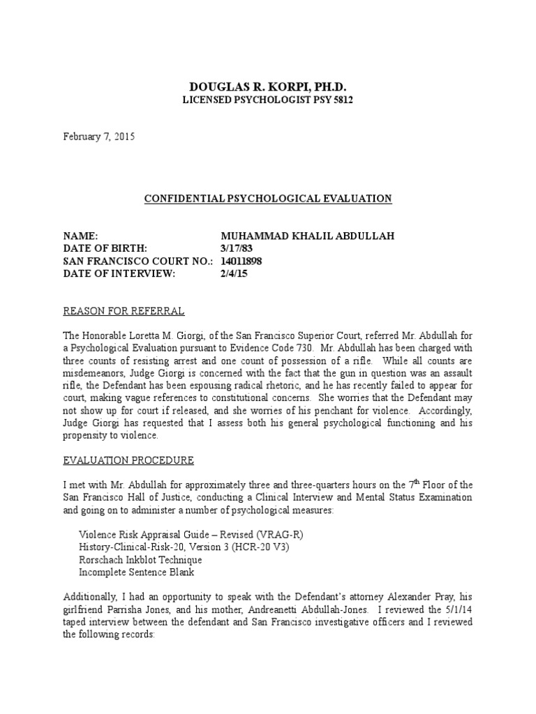 SFPD, FBI/JTTF Abuse of Muhammad-Khalil Ibn Abdullah For Black Lives ...