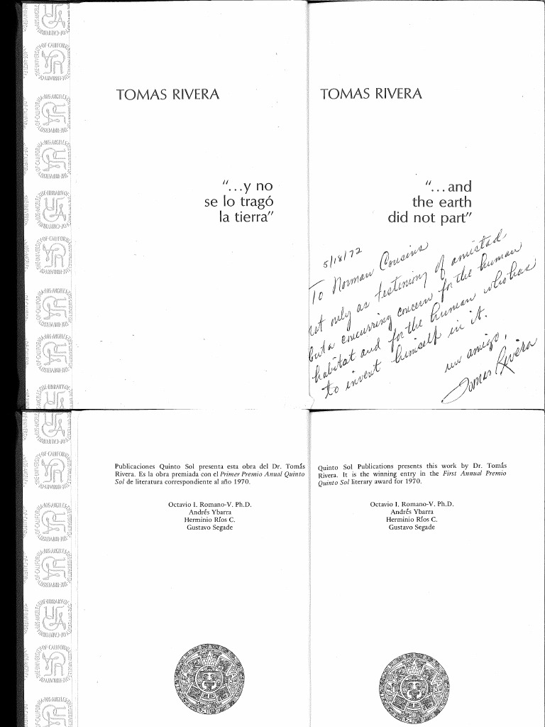 Y No Se Lo Tragó La Tierra | PDF