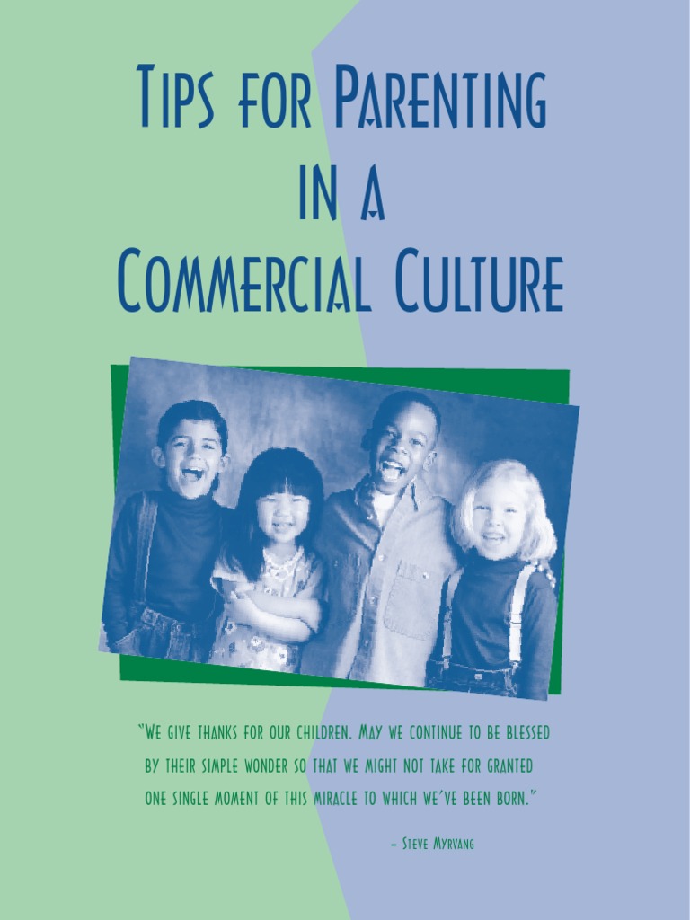 Tips For Parenting in A Commercial Culture | PDF | Television | Advertising