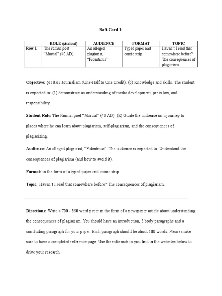 Task Card 1 | PDF | Plagiarism | Educational Psychology