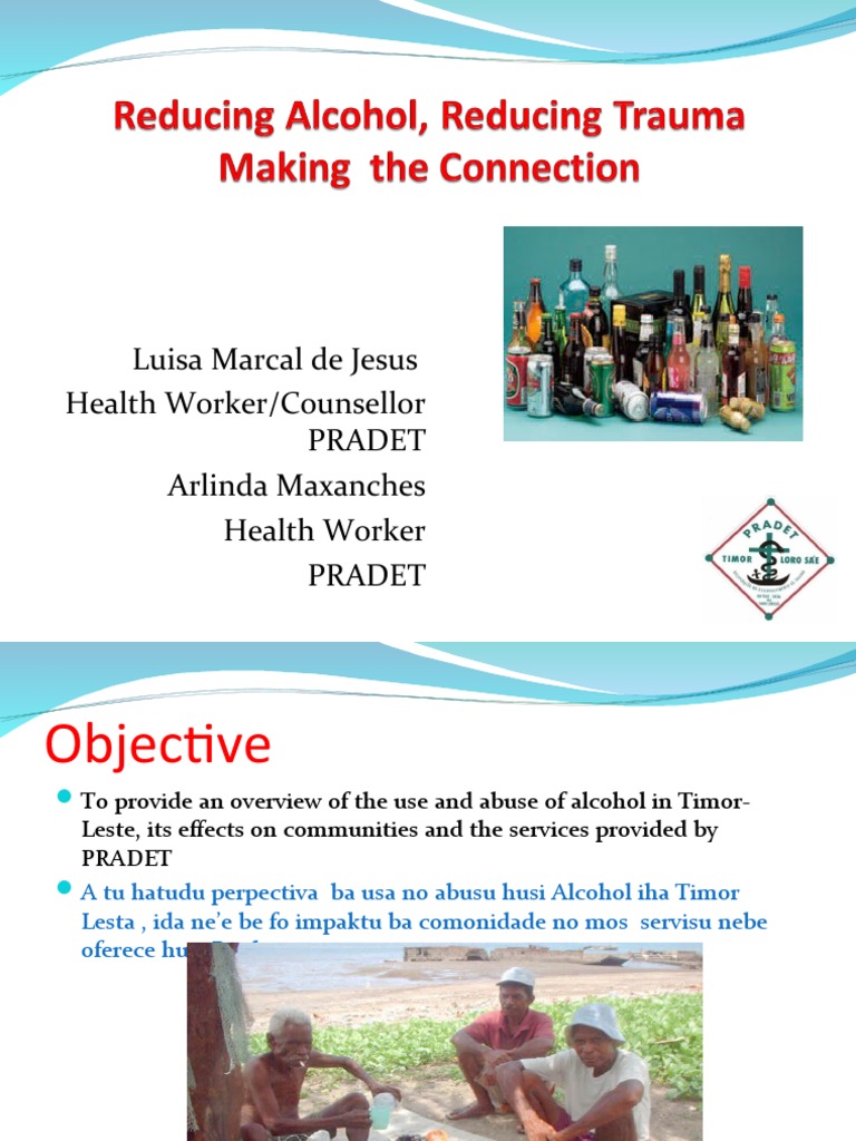 Reducing Alcohol, Reducing Trauma - 2009 PRADET Presentation | PDF ...