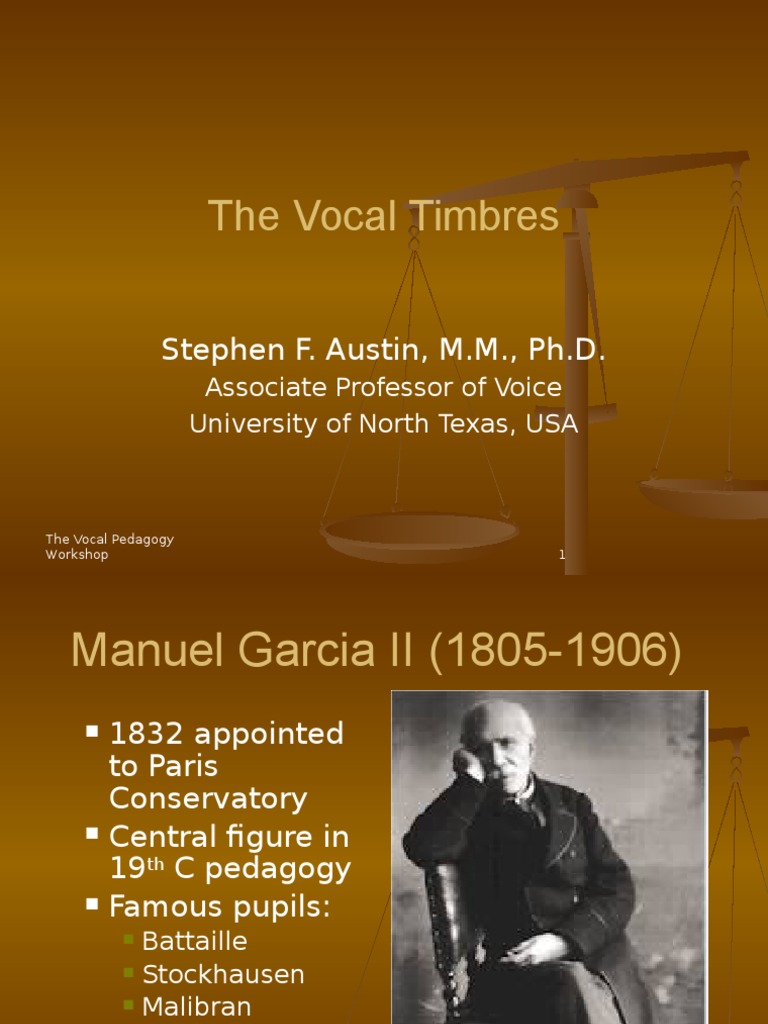 The Vocal Timbre S | PDF | Vocal Pedagogy | Singing