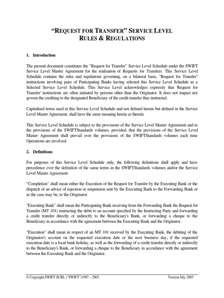 Information For MT101 | PDF | Exchange Rate | Banks