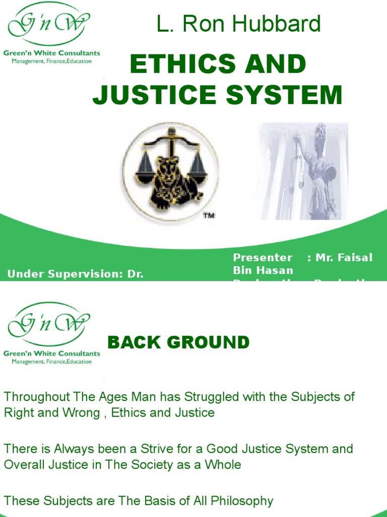 Ethics and Justice in Scientology | PDF | Morality | Justice