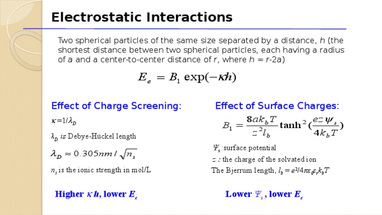 Electrostatic Interactions Explained | PDF | Teaching Methods ...