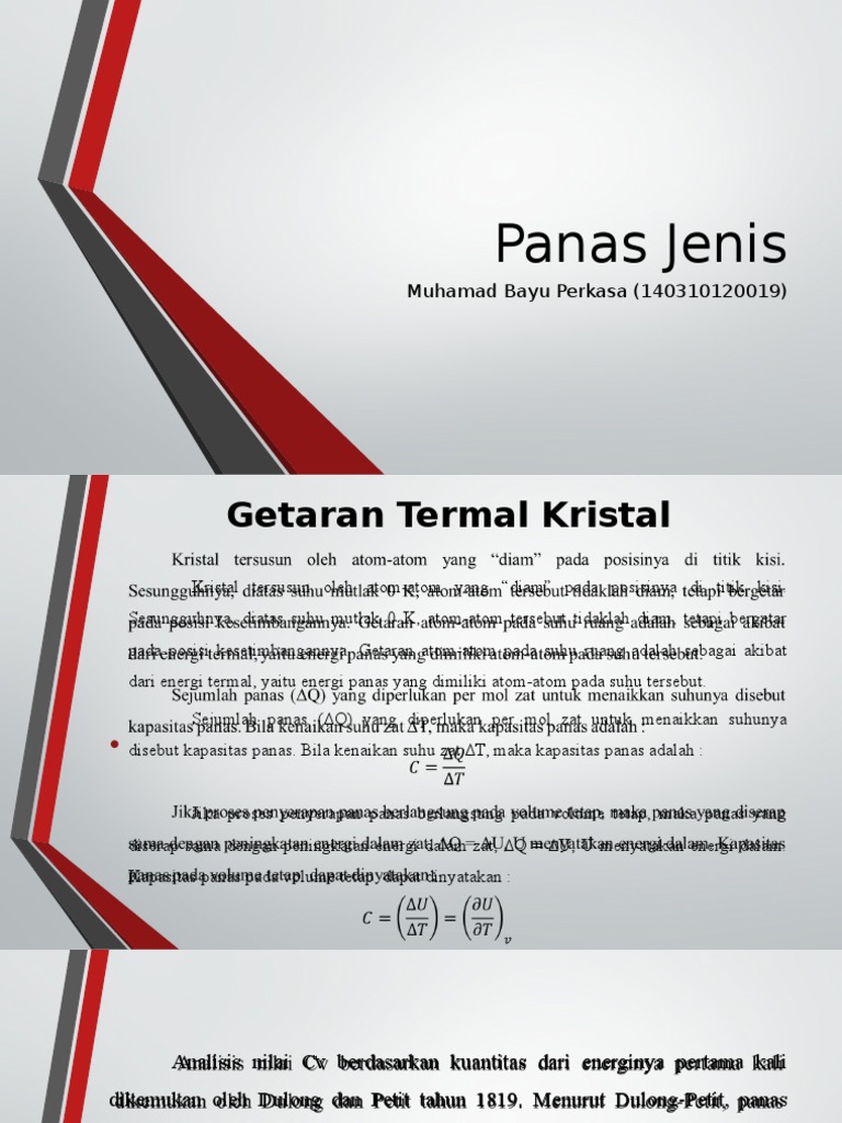 Panas Jenis (Zat Padat) | PDF