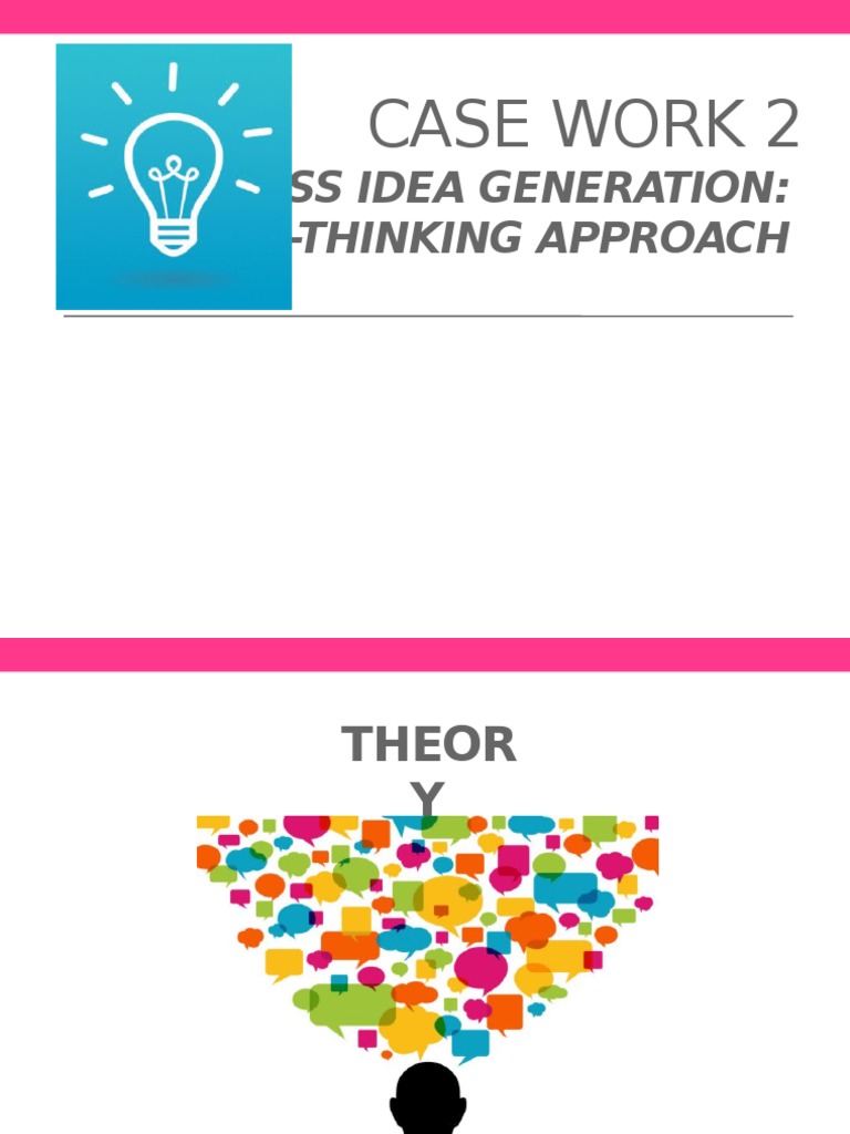 Business Idea Generation: Design-Thinking Approach | PDF | Design ...