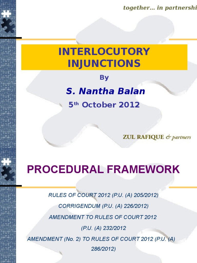 Injunctions 2
