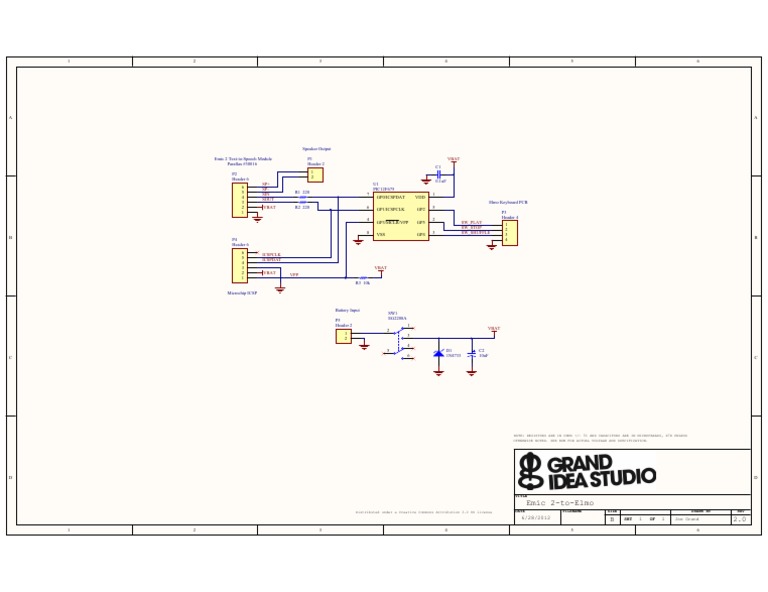 Emic2 Elmo Schematic | PDF