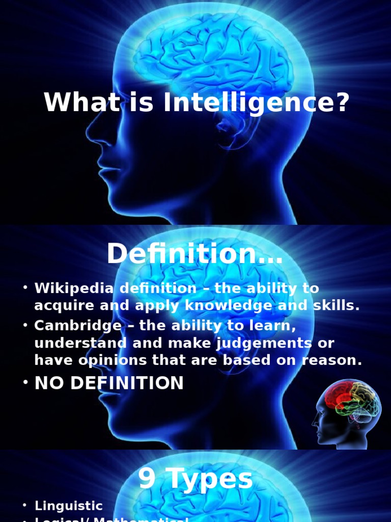 Understanding Intelligence Types | PDF
