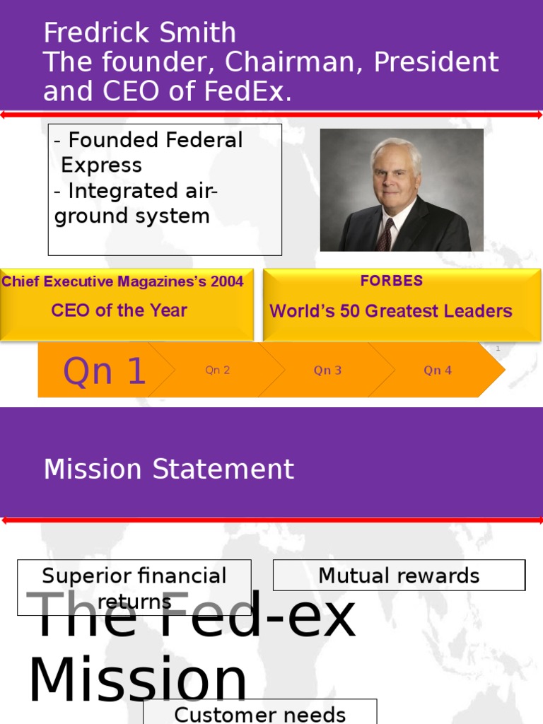 (Thurs) FedEx Presentation | PDF | Goal | Empowerment