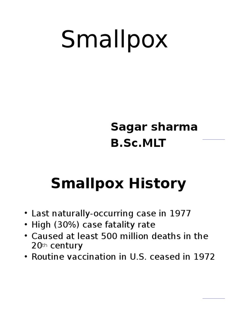 Small Pox .. | PDF | Smallpox | Virus