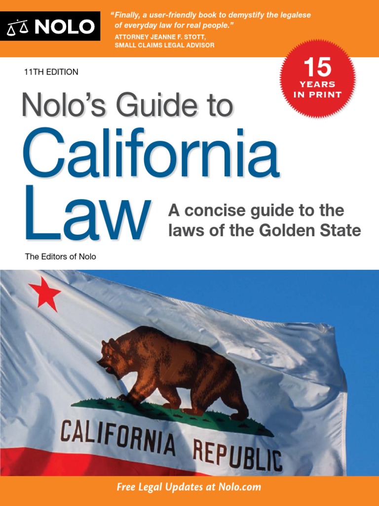 Nolo Press Guide To California Law 11th (2011) | PDF | Domestic ...