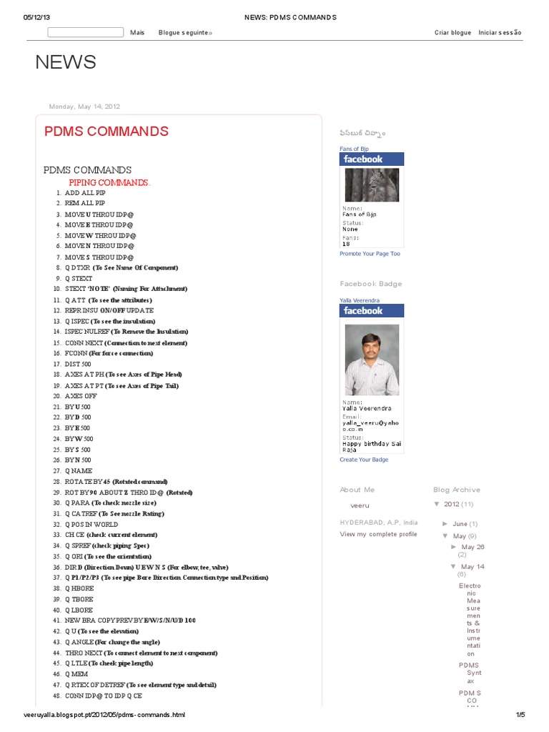 News - Pdms Commands | PDF | Teaching Methods & Materials | Computers