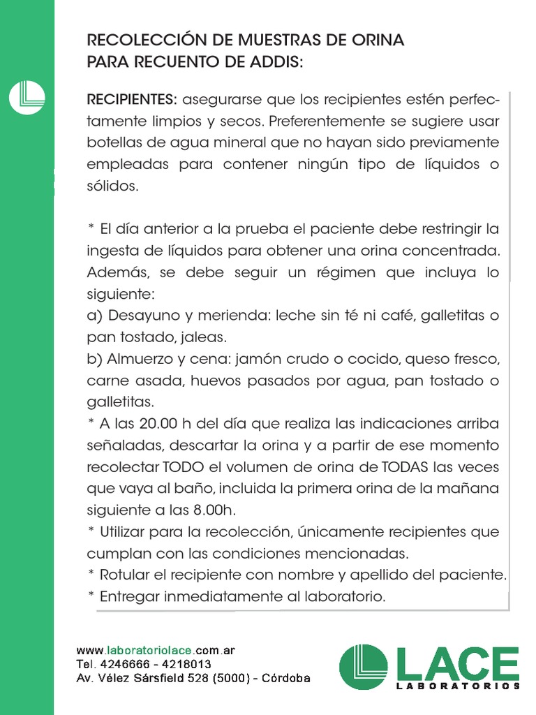 Recuento de Addis | PDF