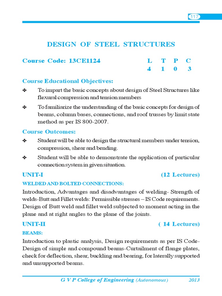 Design of Steel Structures | PDF | Column | Beam (Structure)