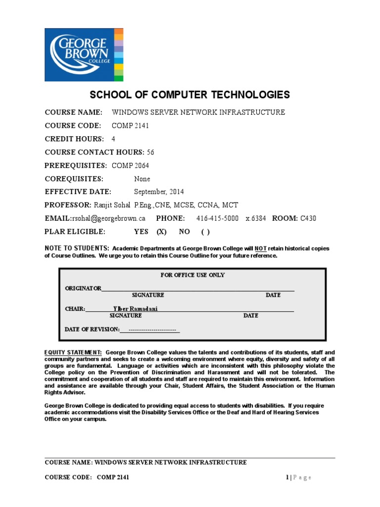 COMP 2141 Windows Server Network Infrastructure-4 | PDF | Domain Name ...