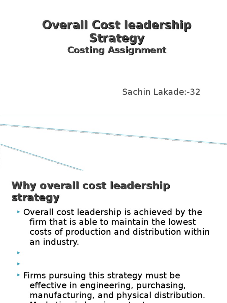 Understanding Overall Cost Leadership | PDF | Economies Of Scale ...