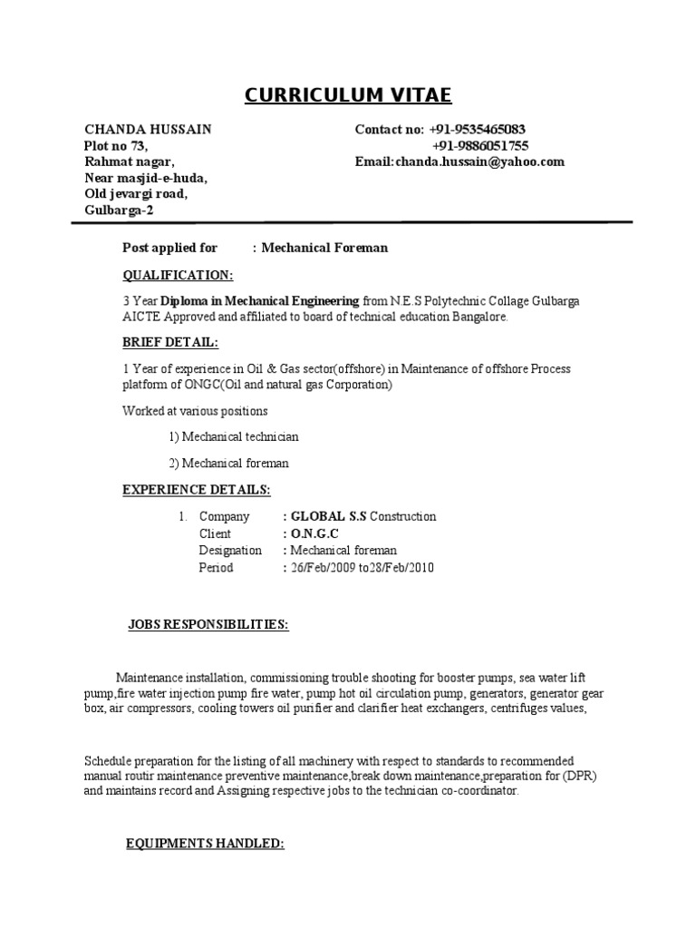 Curriculum Vitae1 | PDF | Pump | Valve