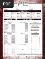 V20 Combat Cheat Sheet | PDF | Projectile Weapons