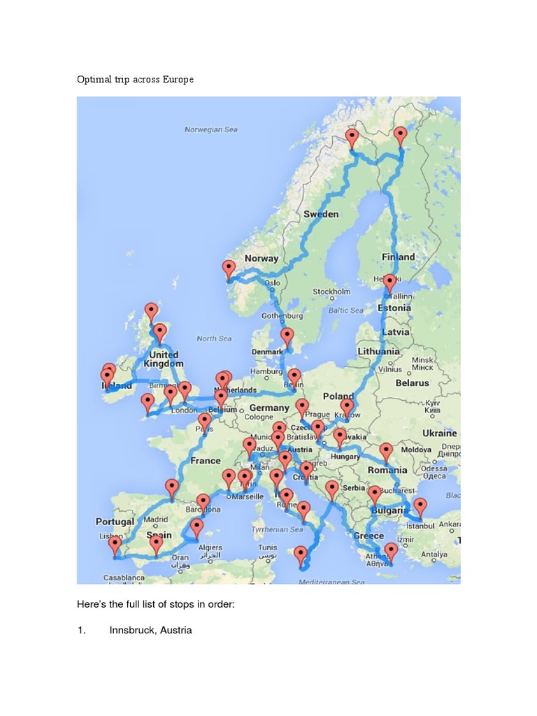 Ultimate European Road Trip Guide | PDF | Travel | Art