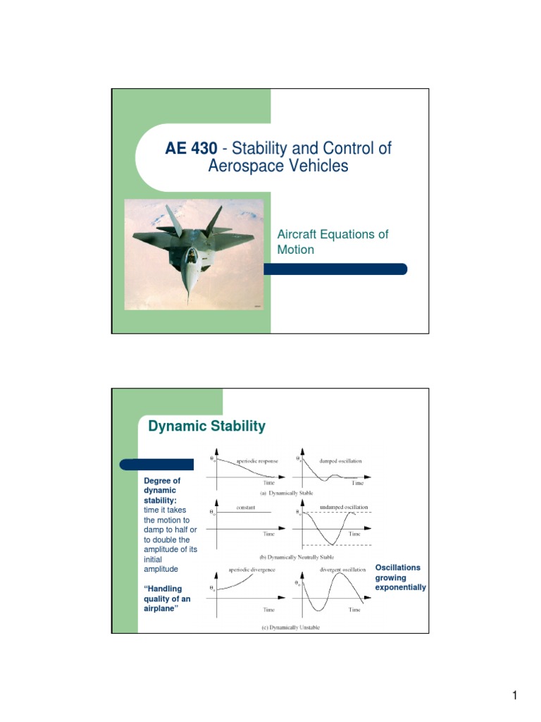Linearization Notes Online 2 Pdf Aerodynamics Fluid Dynamics