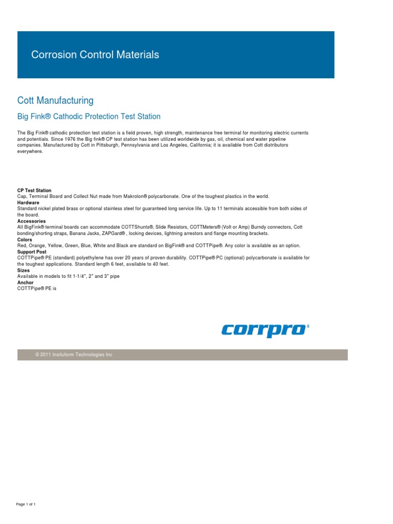 Cott Manufacturing Big Fink | PDF | Technology & Engineering