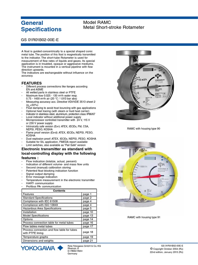 Yokogawa Flowmeter | Power Supply | Electromagnetic Compatibility