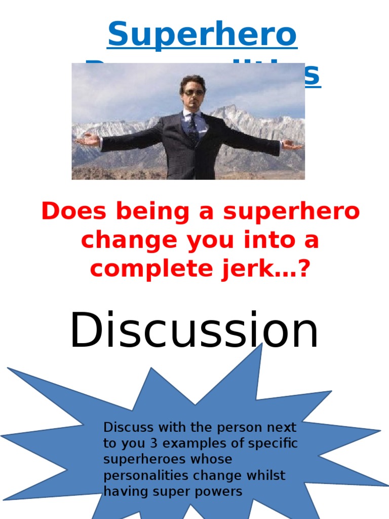 Superhero Personality Changes Explained | PDF