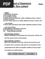 Method Statement Road Construction | PDF | Road | Concrete