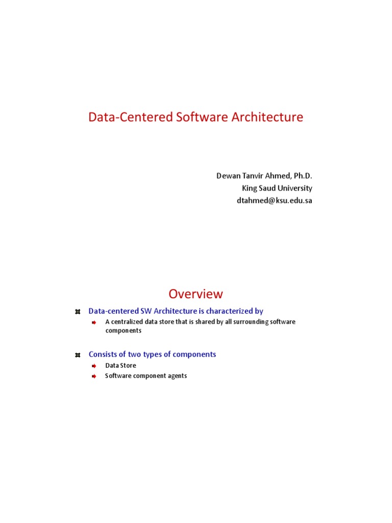 SWE321 - Data Centered Design | PDF | Compiler | Parsing